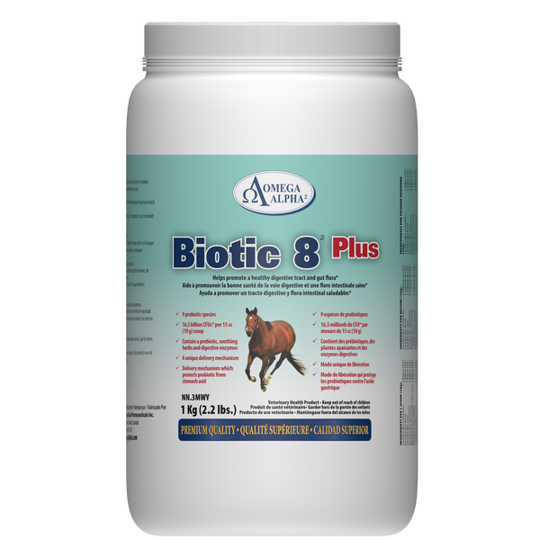 BIOTIC 8™ PLUS (1.1 & 2.2 lbs.) – Equine Solutions, Naturally